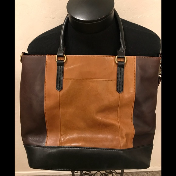 Tignanello | Bags | Tignanello Tricolor Leather Purse | Poshmark